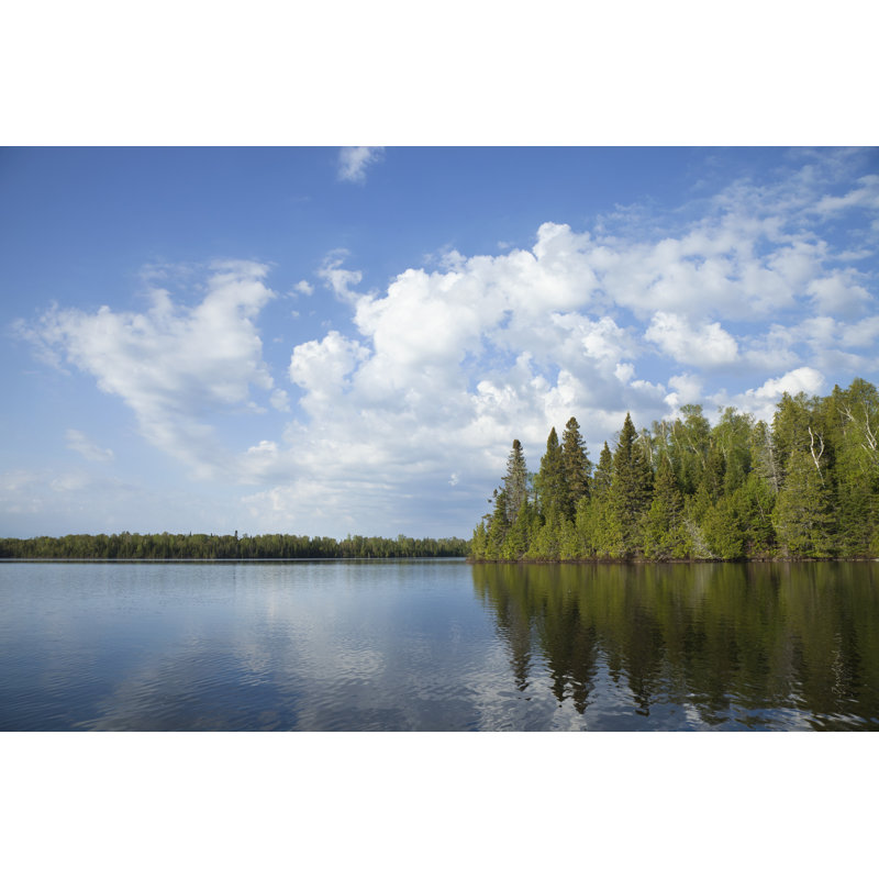 Ebern Designs Northern Minnesota Lake by Willard - Wrapped Canvas ...