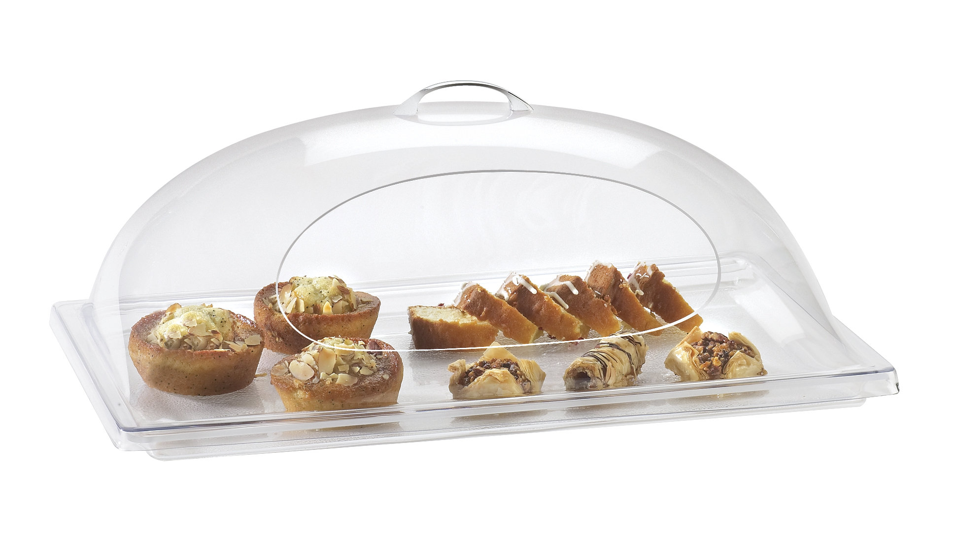 Cal-Mil Classic Clear Dome Display Cover with Single Side Opening - 10 ...
