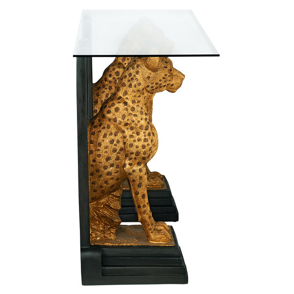 Fleur De Lis Living Kristopher Royal Cheetahs 55'' Console Table ...
