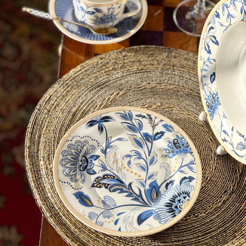 Darby Home Co Tracton 7.5'' Porcelain China Dessert Plate - Set of 4 ...