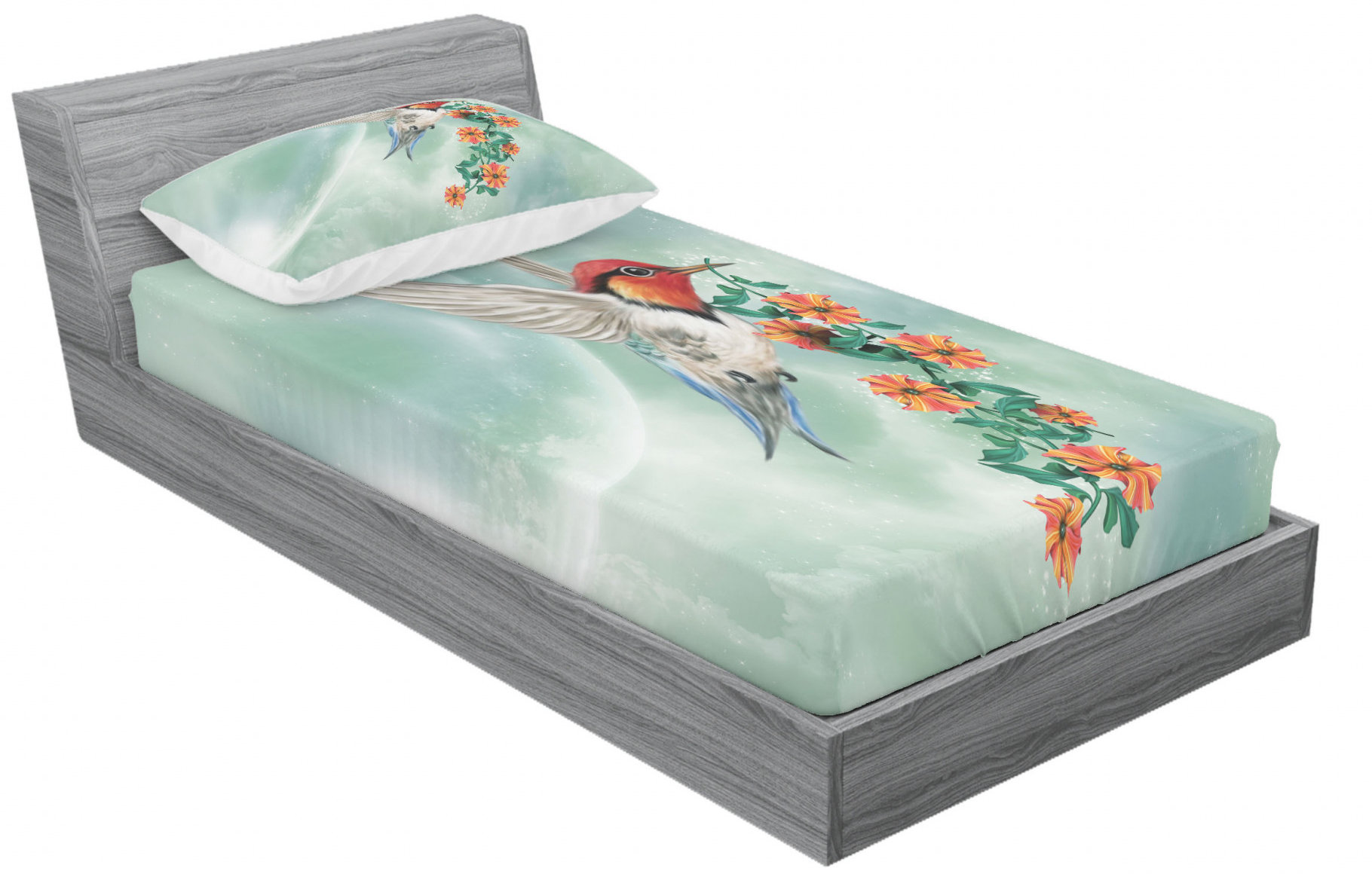 Ambesonne Hummingbird Microfiber Sheet Set | Wayfair