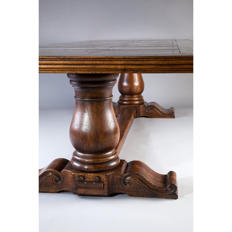 Michel Ferrand Solid Wood Base Dining Table | Wayfair