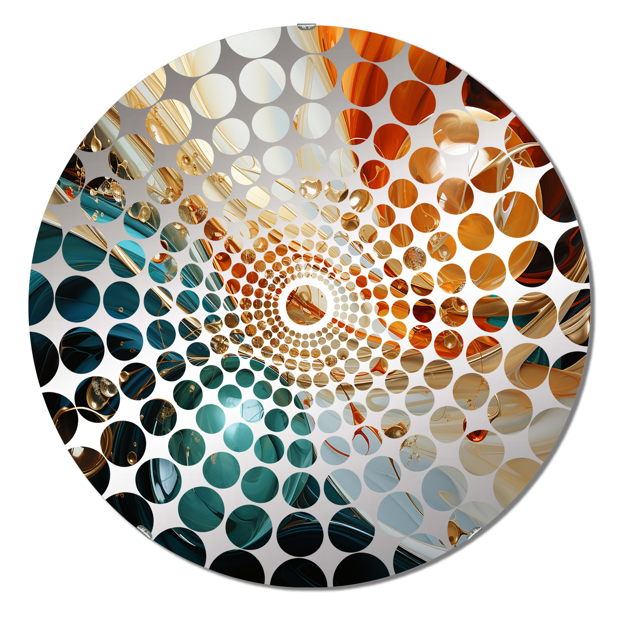 East Urban Home Hashley - Concentric Circles Decorative Mirror | Wayfair