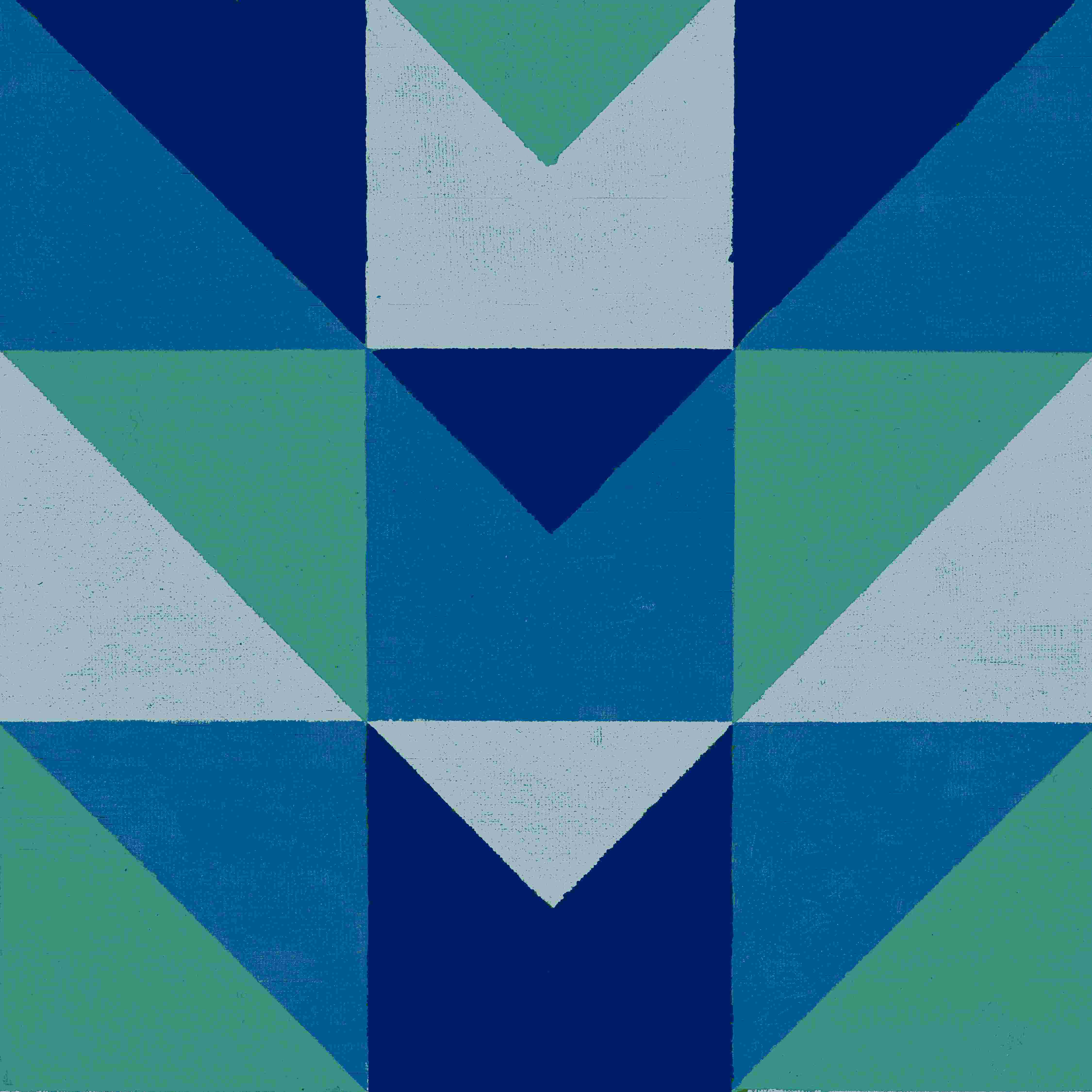 George Oliver Navy Gray and Teal - Wrapped Canvas Graphic Art | Wayfair