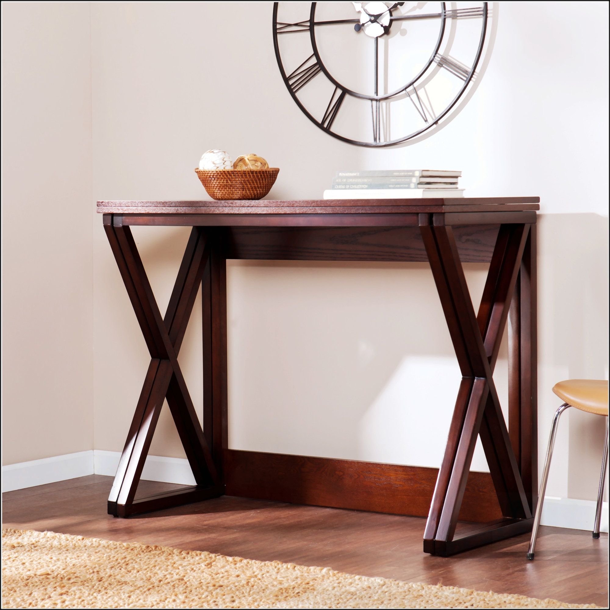 Ivy Bronx Versatile Counter Height Table With Foldable Design For ...