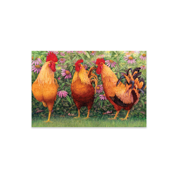 August Grove® Roosters En Place I On Plastic / Acrylic by Marcia ...