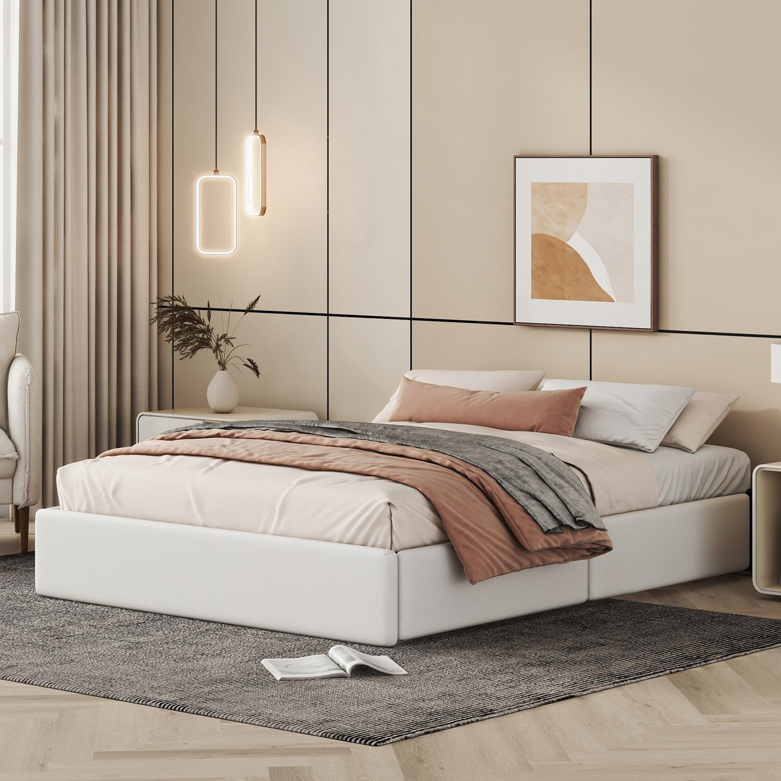 Latitude Run® Adrialis Queen Storage Open-Frame Bed | Wayfair