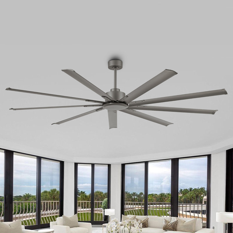 Wade Logan® Ayodele 84-inch 9-Blades Indoor Ceiling Fan with Remote ...