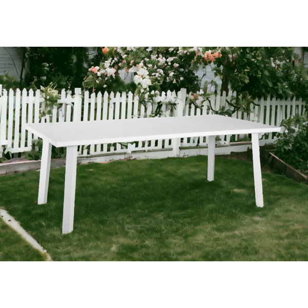 Latitude Run® Eeshal 87" Aluminum Outdoor Dining Table - Wayfair Canada