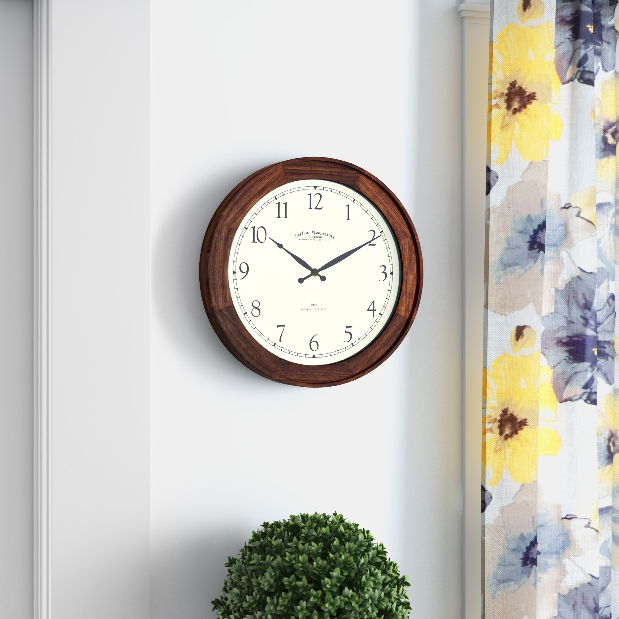 Charlton Home® Villeda 15" Wall Clock & Reviews | Wayfair