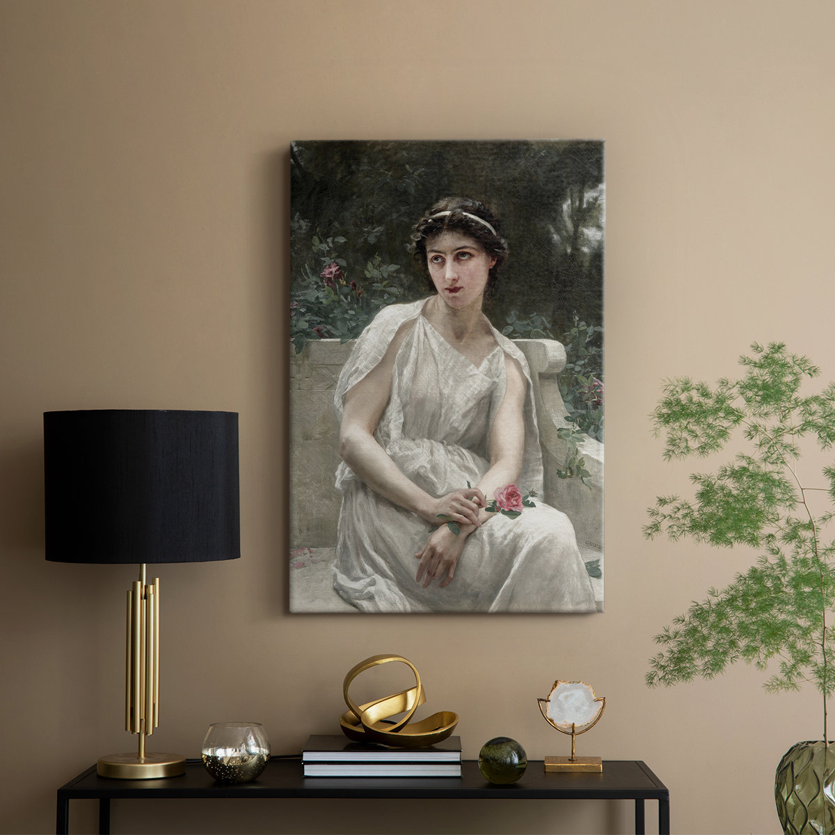 Alcott Hill® Vintage Portrait Print CXXVII -Gallery Wrapped Cavas | Wayfair