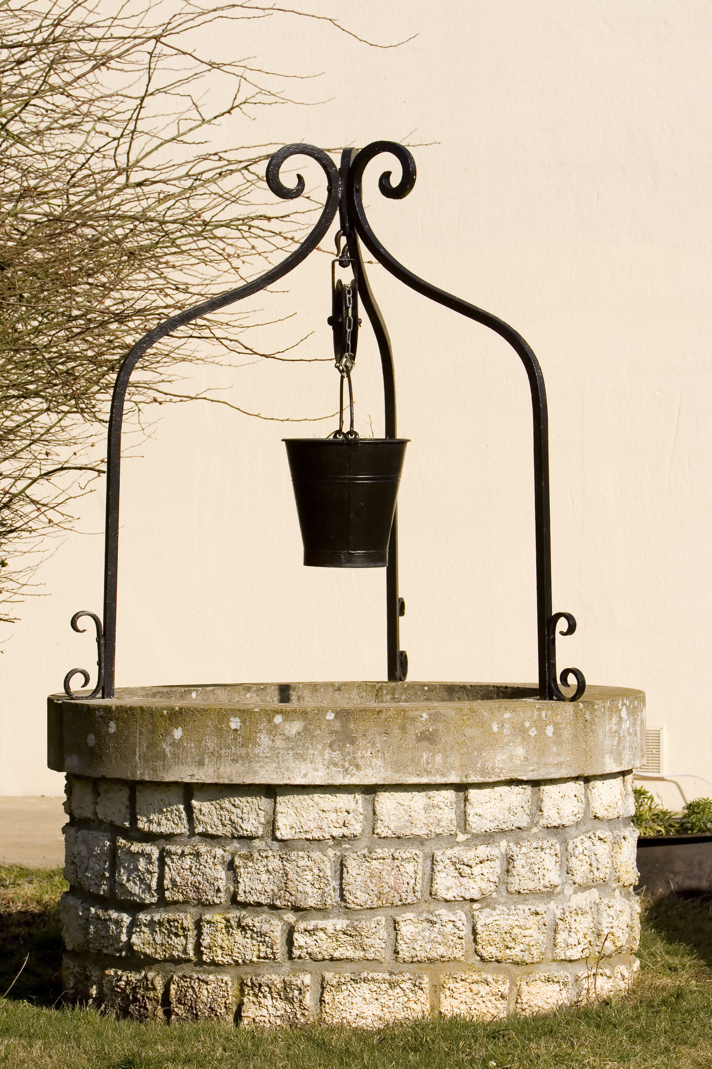 Ebern Designs Water Wells - Wrapped Canvas Photograph | Wayfair