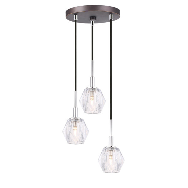 House of Hampton® Haslemere 3 - Light Cluster Pendant - Wayfair Canada