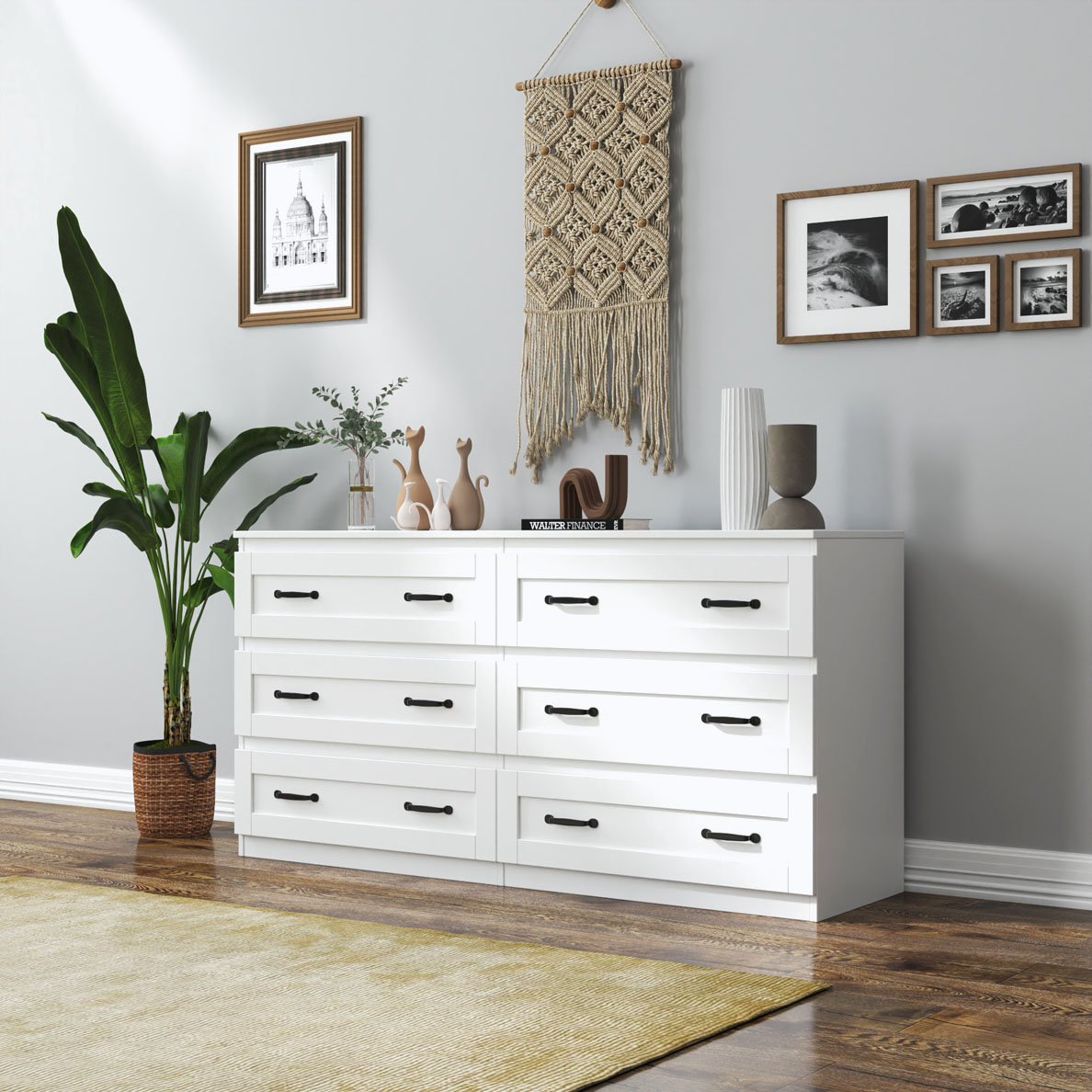 Lark Manor™ 6-Drawer Wood Storage Chest | Wayfair