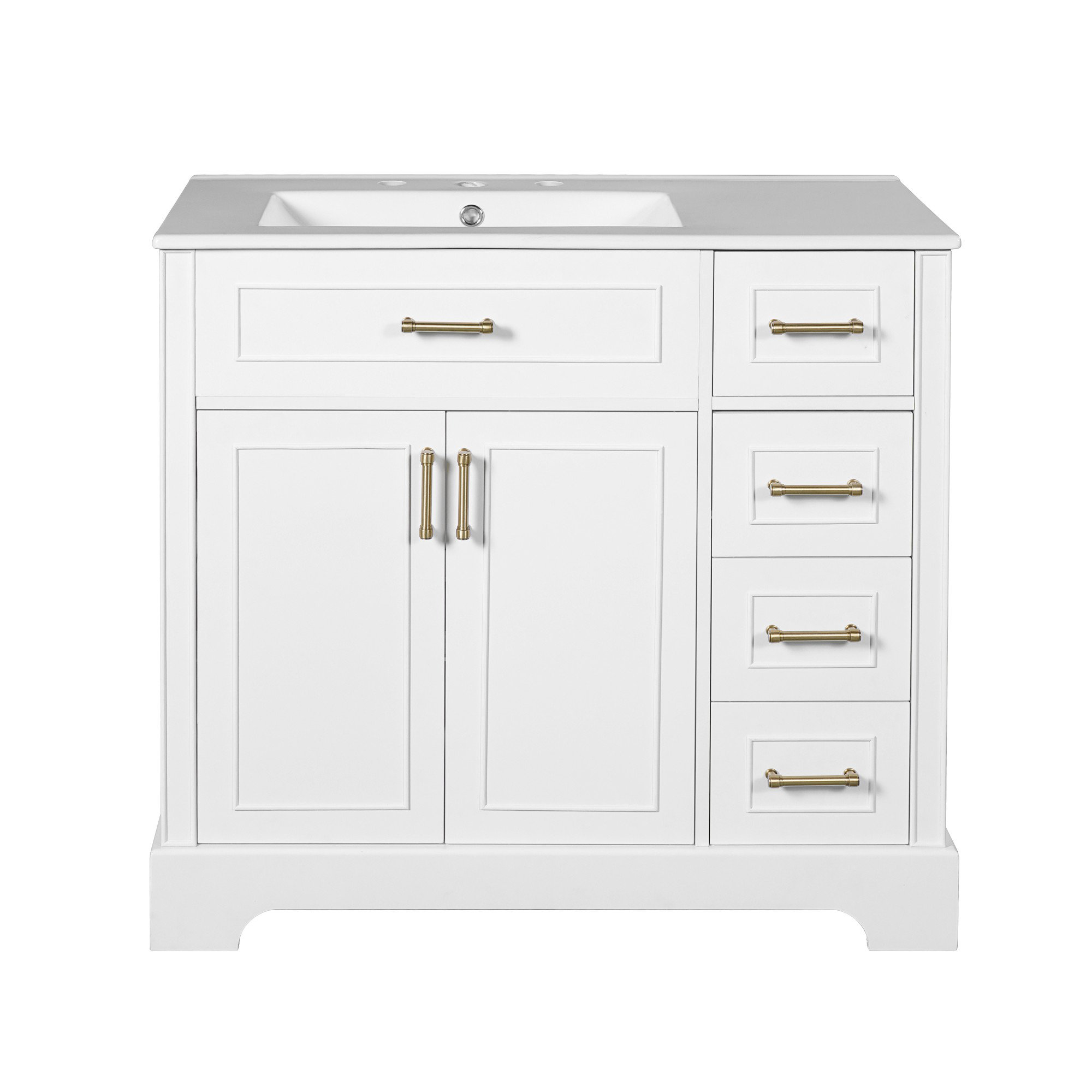 Lark Manor™ 36" Deluxe Elegant Bathroom Vanity | Wayfair