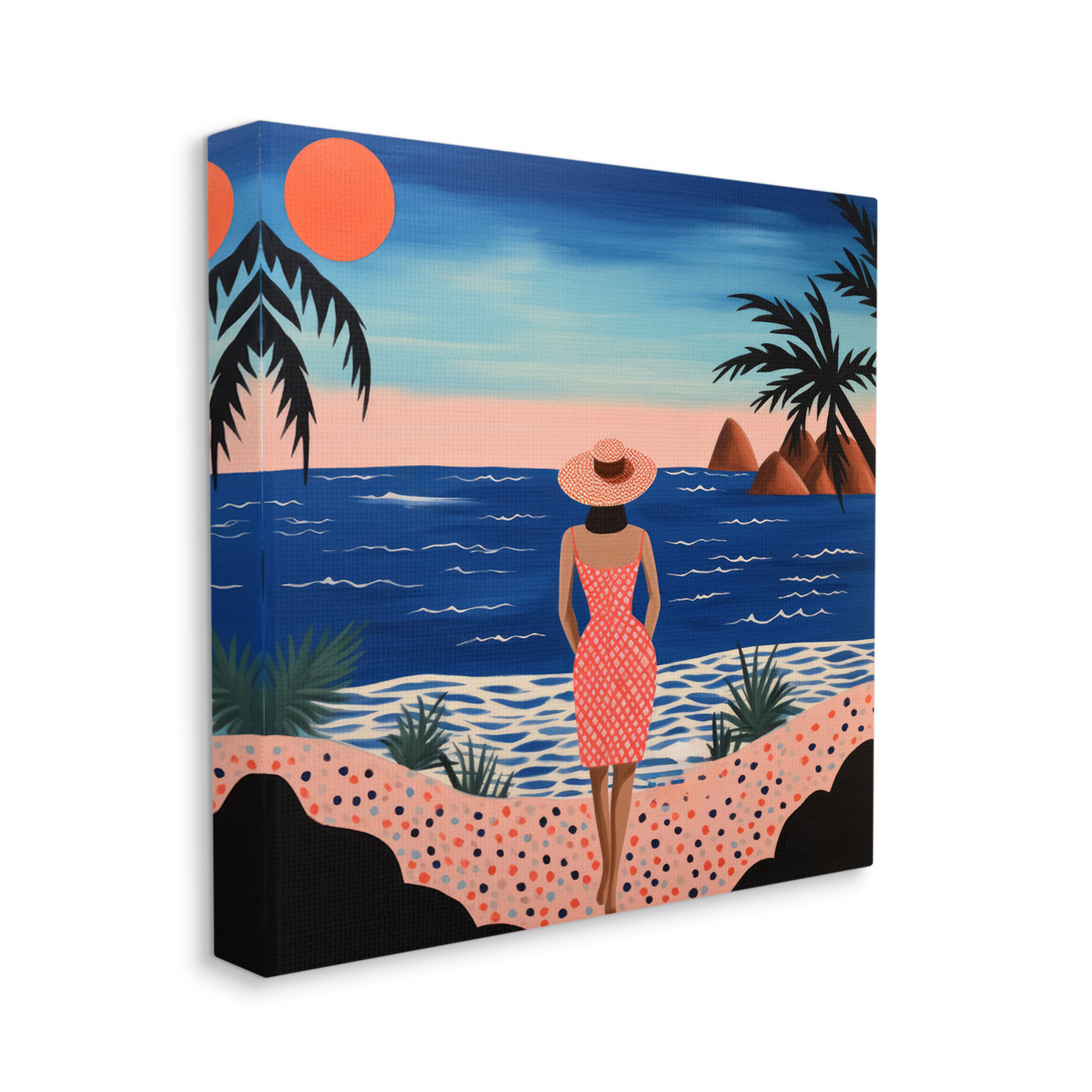 Highland Dunes Girl On Sunset Beach | Wayfair