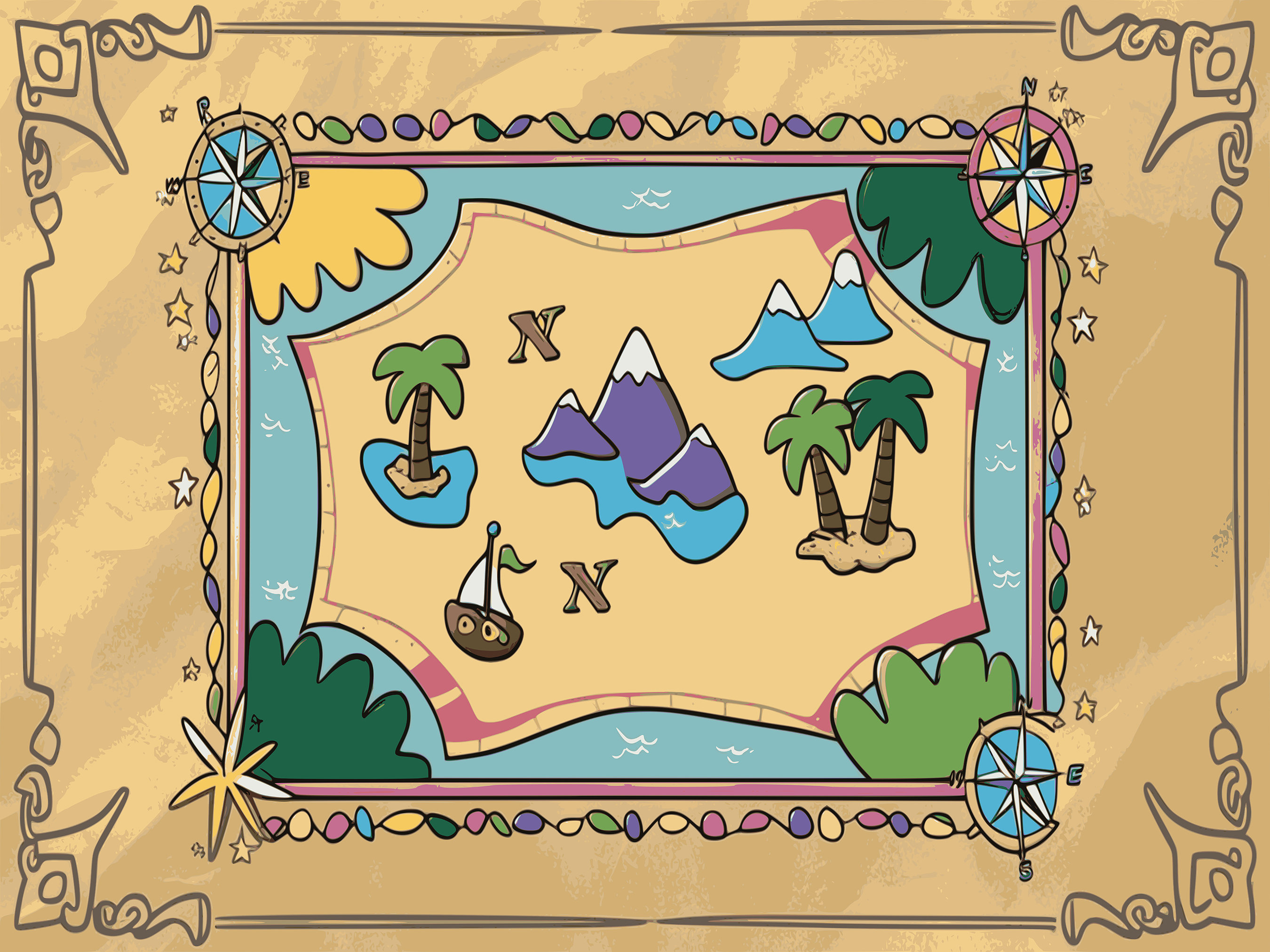 Sunside Sails Pirates Ocean Kids Rug | Wayfair