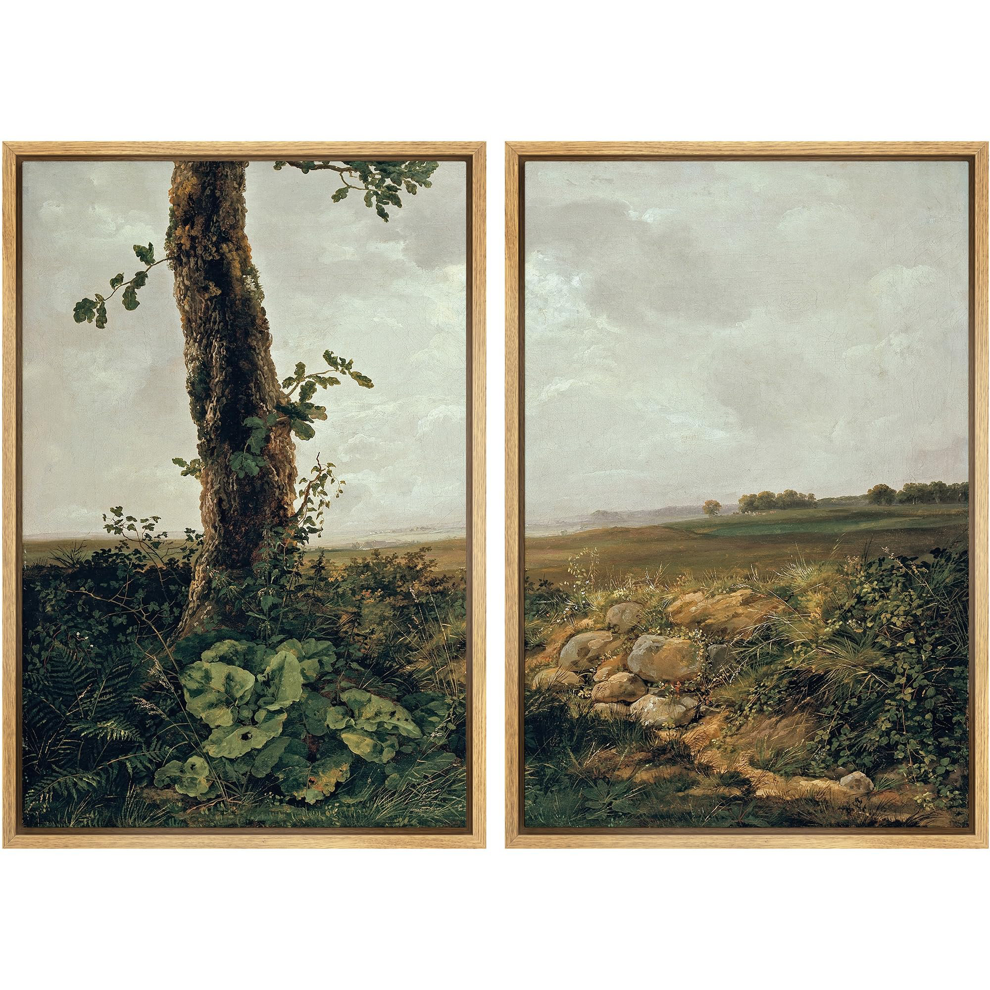 wall26 Tranquility & Rock Formation Detailed Countryside Nature ...