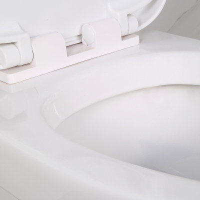 KDK HOME 1.28 Gallons GPF Round Floor Mounted One-Piece Toilet (Seat ...