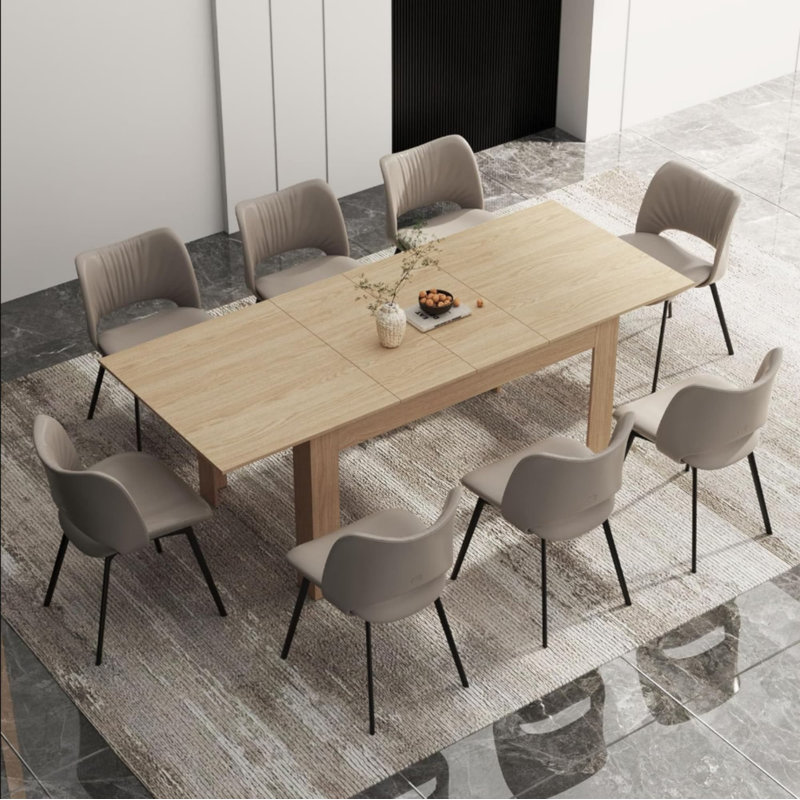 Union Rustic Cuadra 86.6" Solid Wood Dining Table | Wayfair