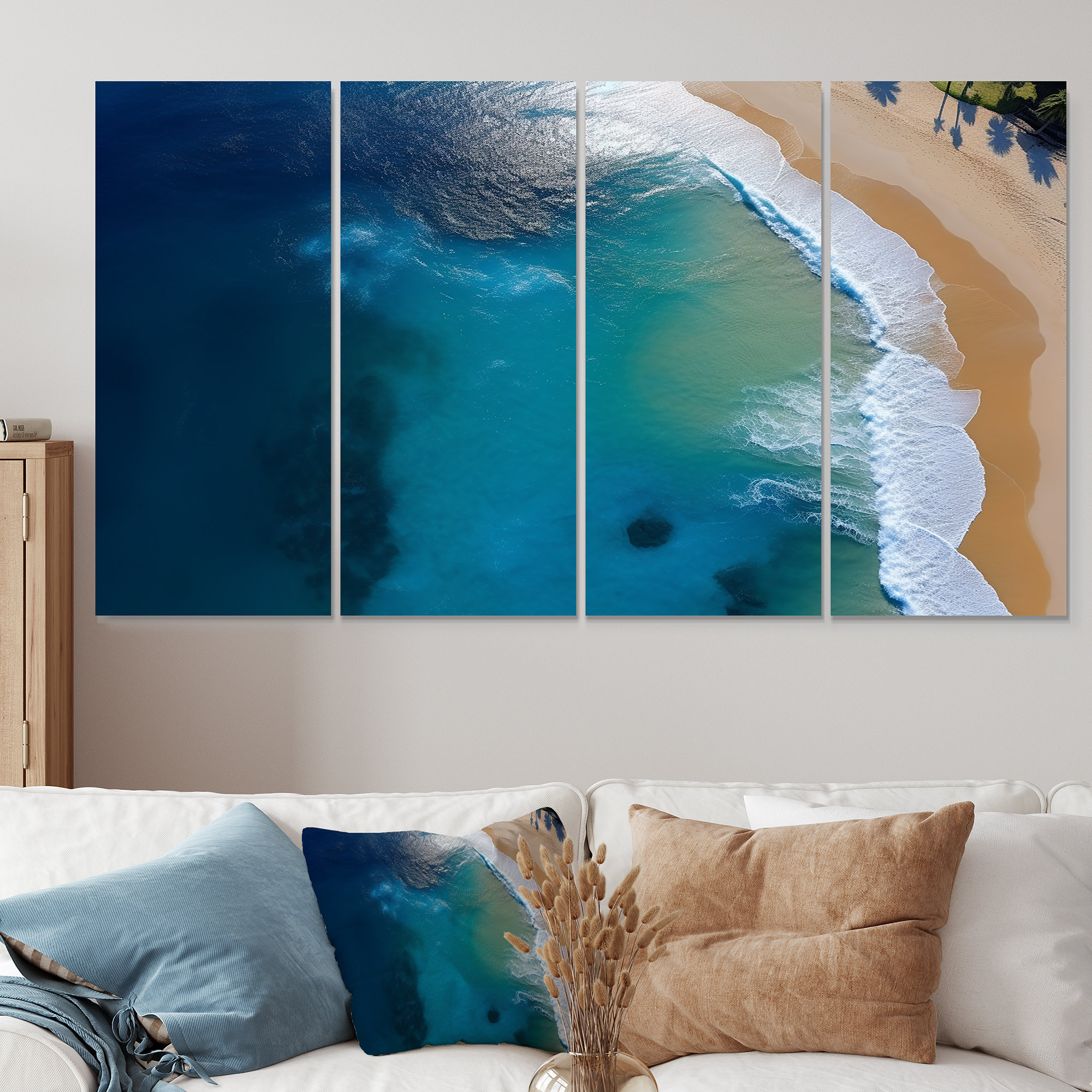 Highland Dunes Aerial View Coastal Beach Paradise I - Coastal Beach 4 ...