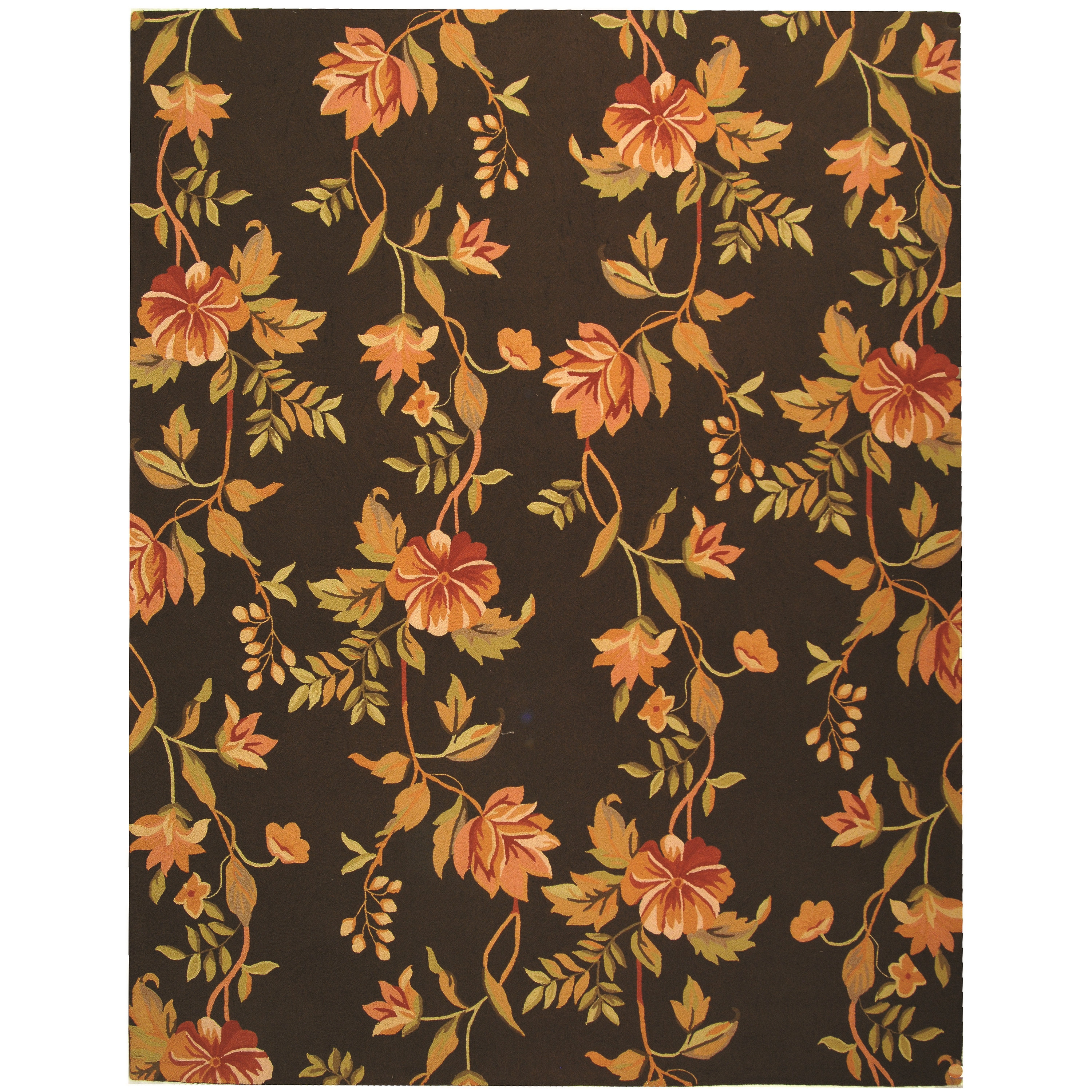Safavieh Chelsea Hand Hooked Wool Pile Floral Rug | Wayfair