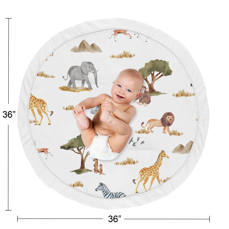 Sweet Jojo Designs Jungle Animals Baby Play Mat by Sweet Jojo Designs ...