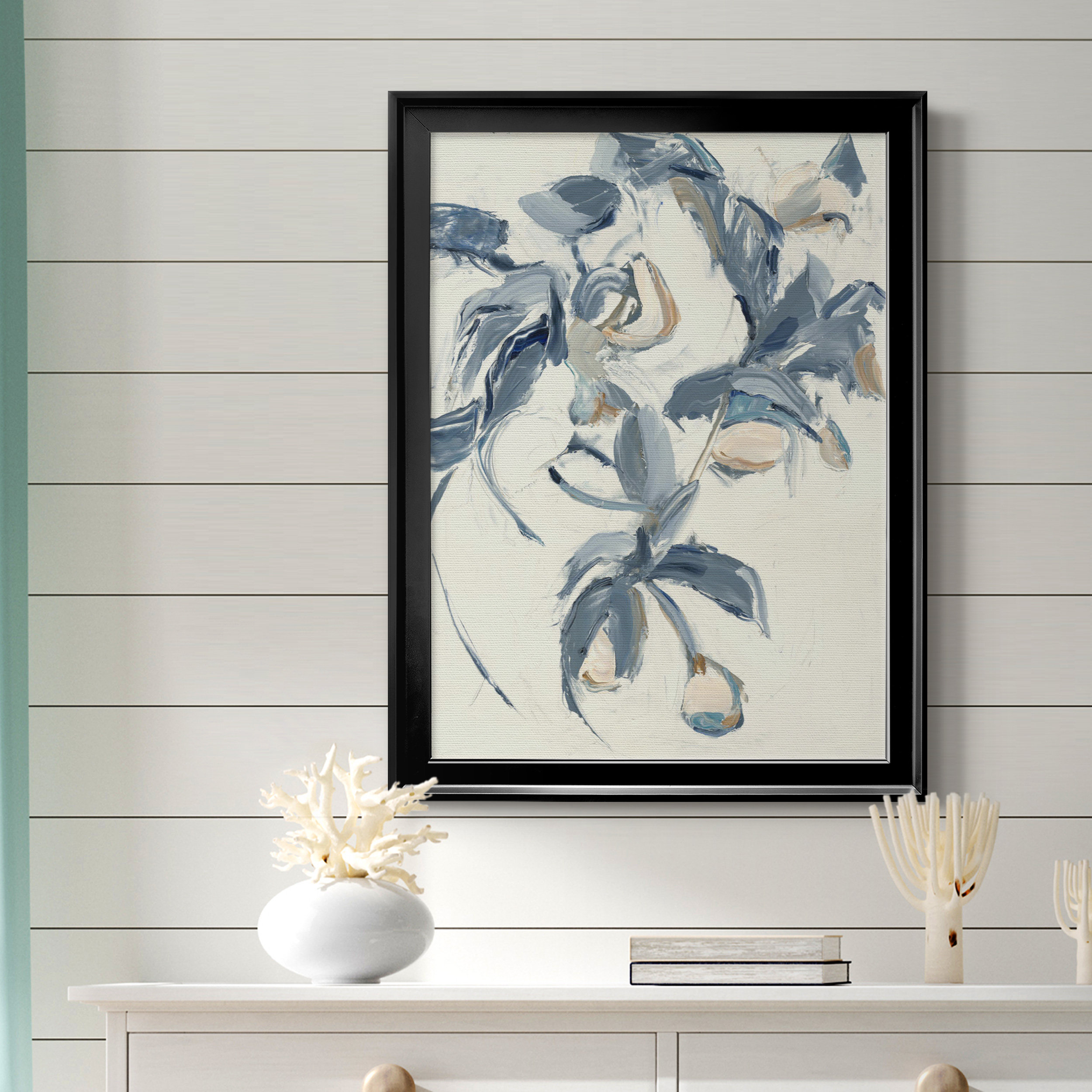 Winston Porter White Bounty Premium Framed Canvas - Ready To Hang | Wayfair