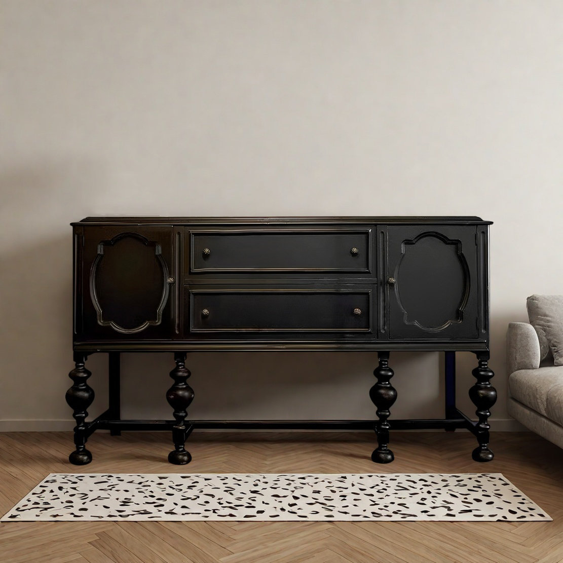 Canora Grey Retro Multifunctional Practical Console Table | Wayfair