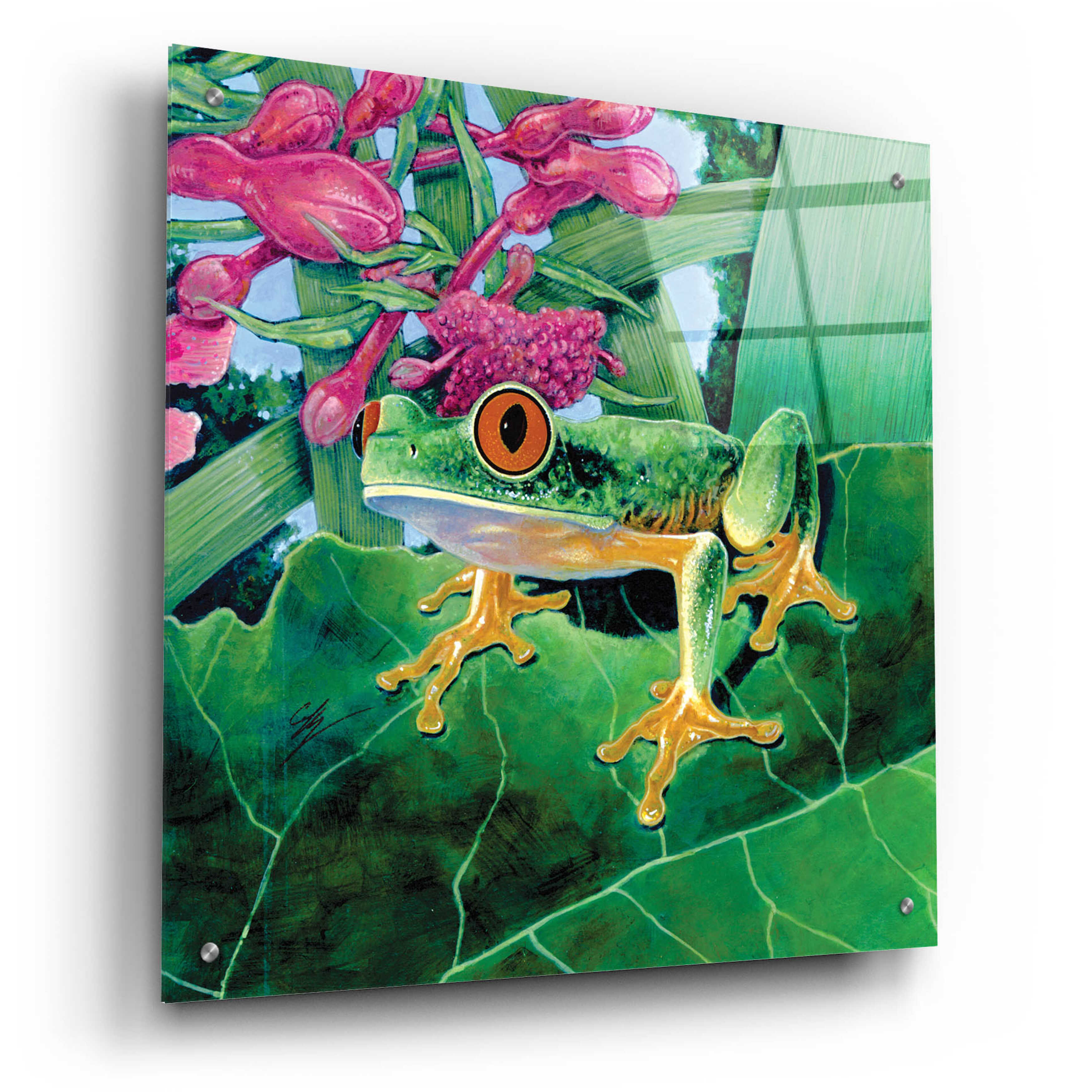 Rosalind Wheeler Red Barrel Studio® 'Calli' By Durwood Coffey, Acrylic ...