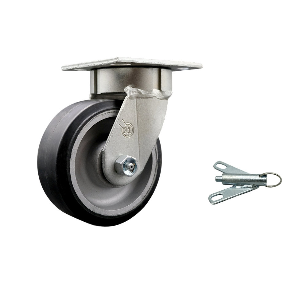 Service Caster Swivel Caster with Swivel Lock | Wayfair