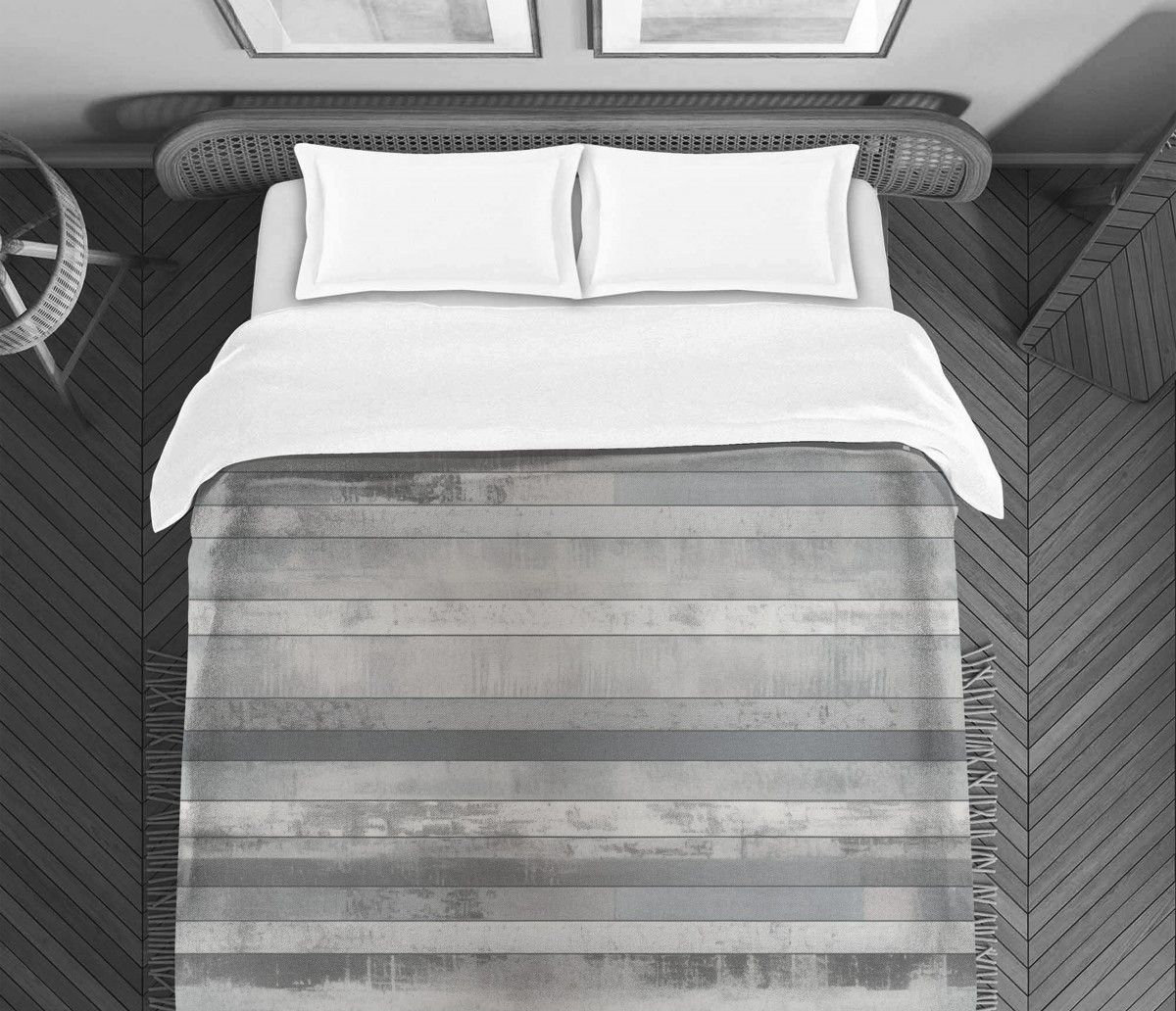 VisionDecor Horizontal Stripe Bedding | Wayfair