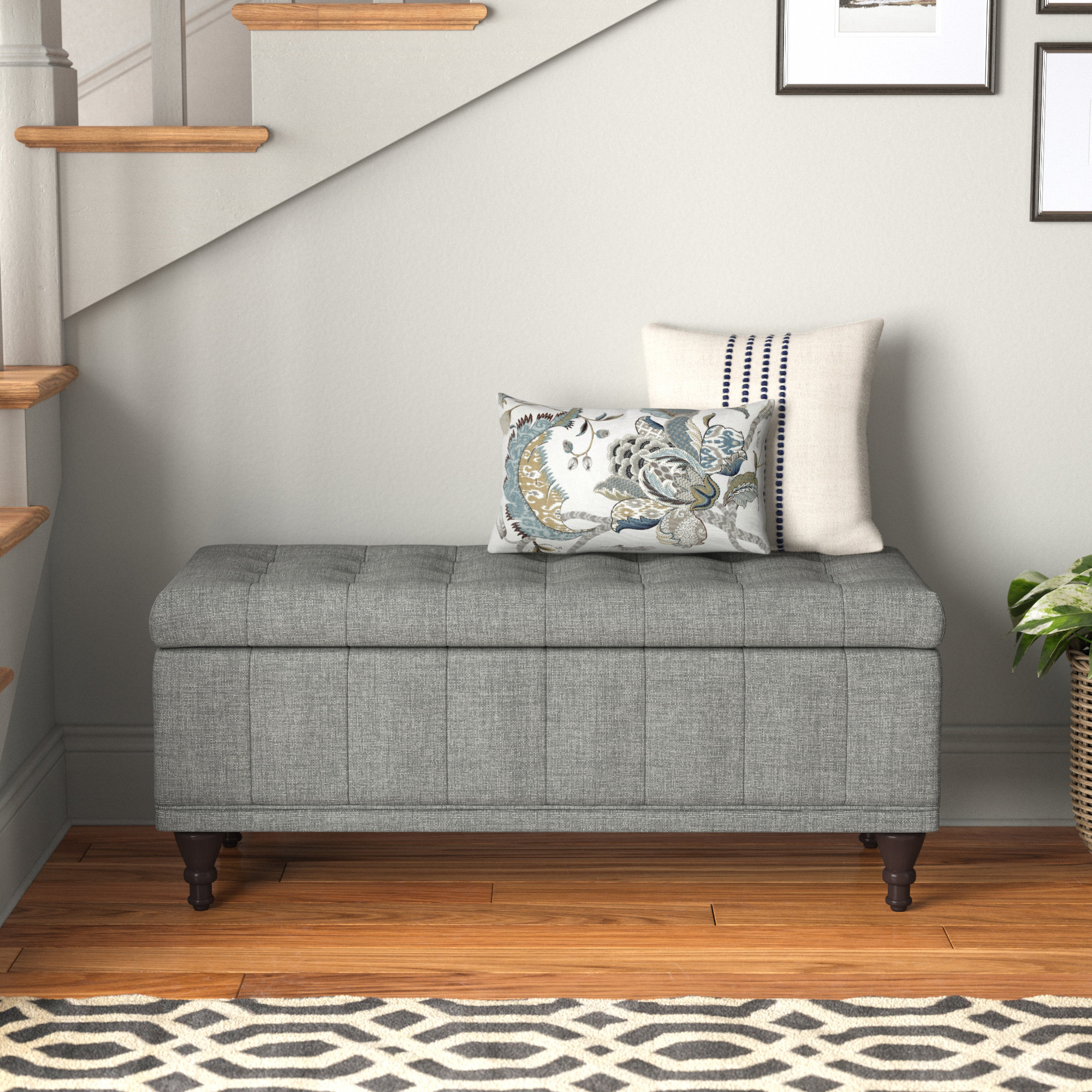 Andover Mills Klaus Storage Bench & Reviews | Wayfair