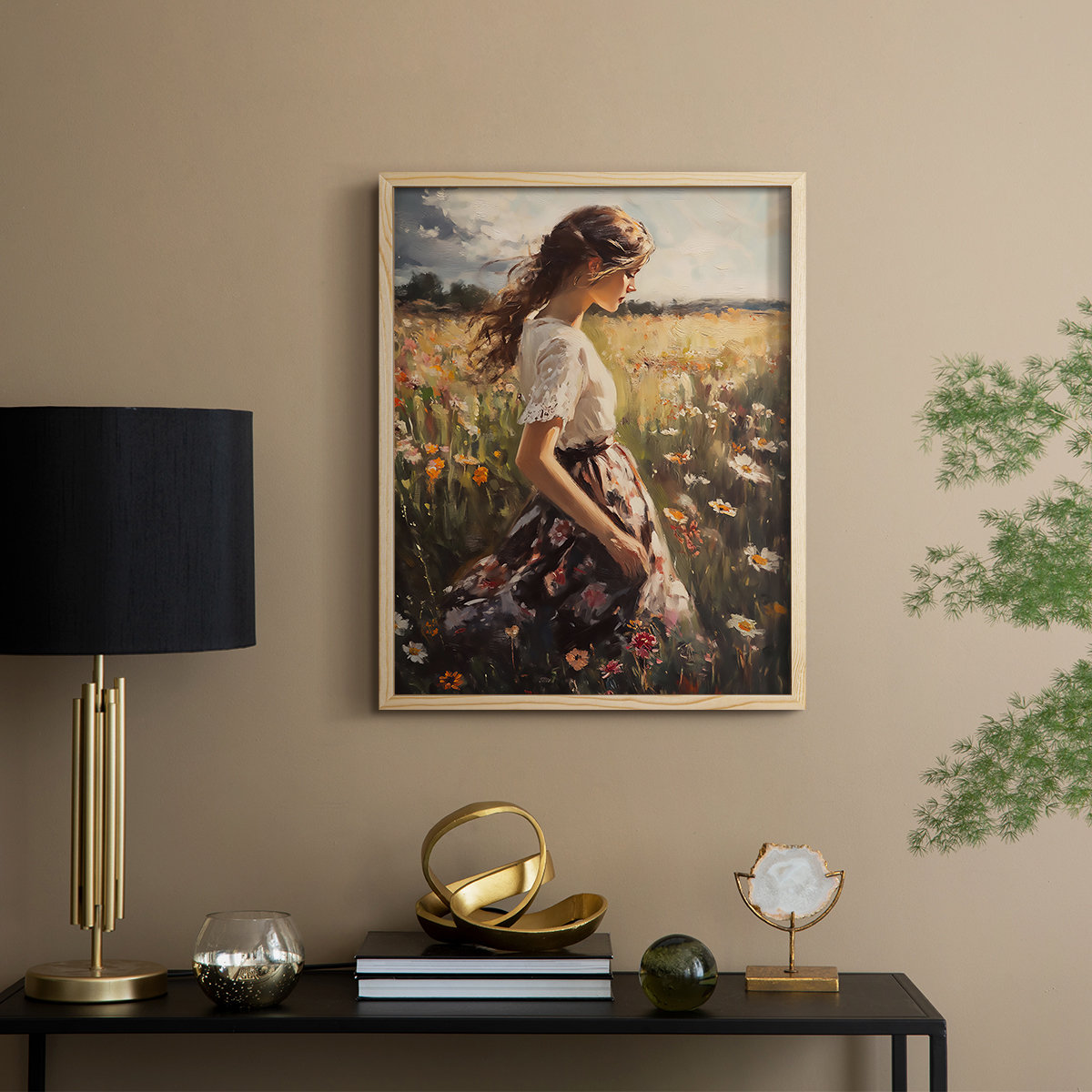 Charlton Home® WOMEN Series CCLXVII Framed Print - Solid Wood | Wayfair