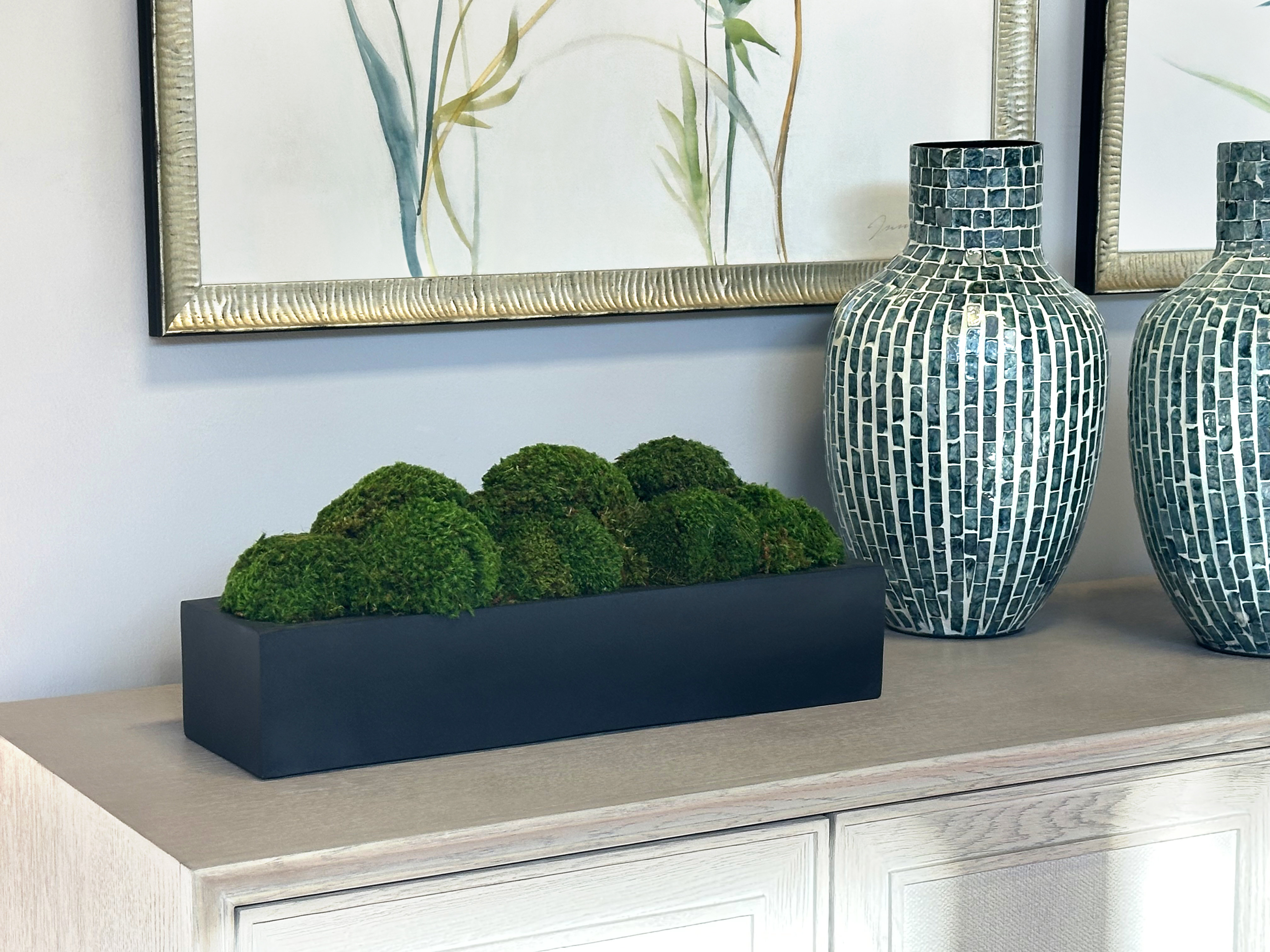 Creative Displays, Inc. Nature's Nostalgia Preserved Moss in Fiberstone ...