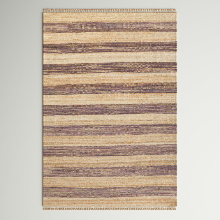 Three Posts™ Davian Flatweave Striped Rug | Wayfair