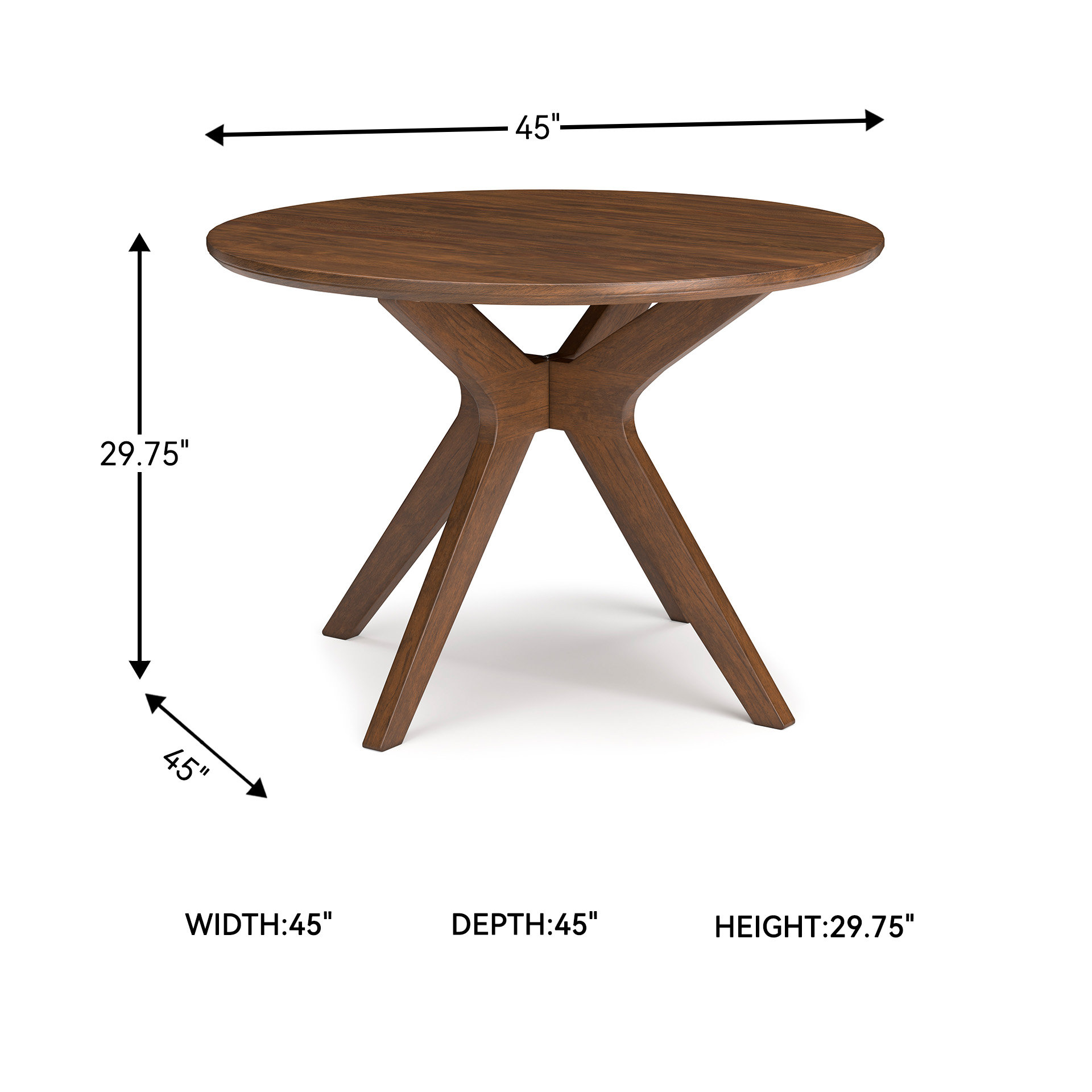 George Oliver Lyncott Round Dining Table & Reviews - Wayfair Canada