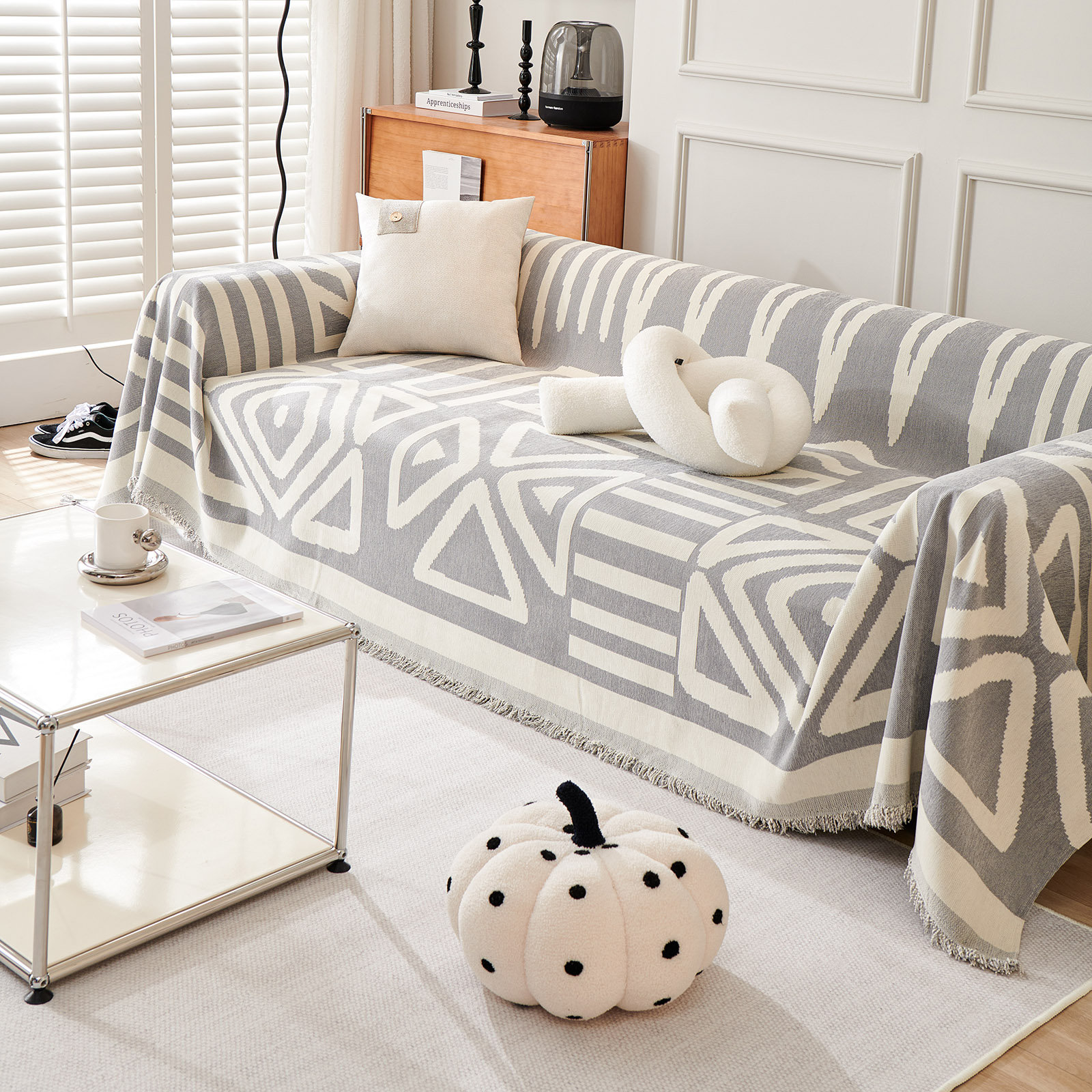 Rebrilliant Boho Chenille Multiple Sizes Triangle Plaid Sectional ...