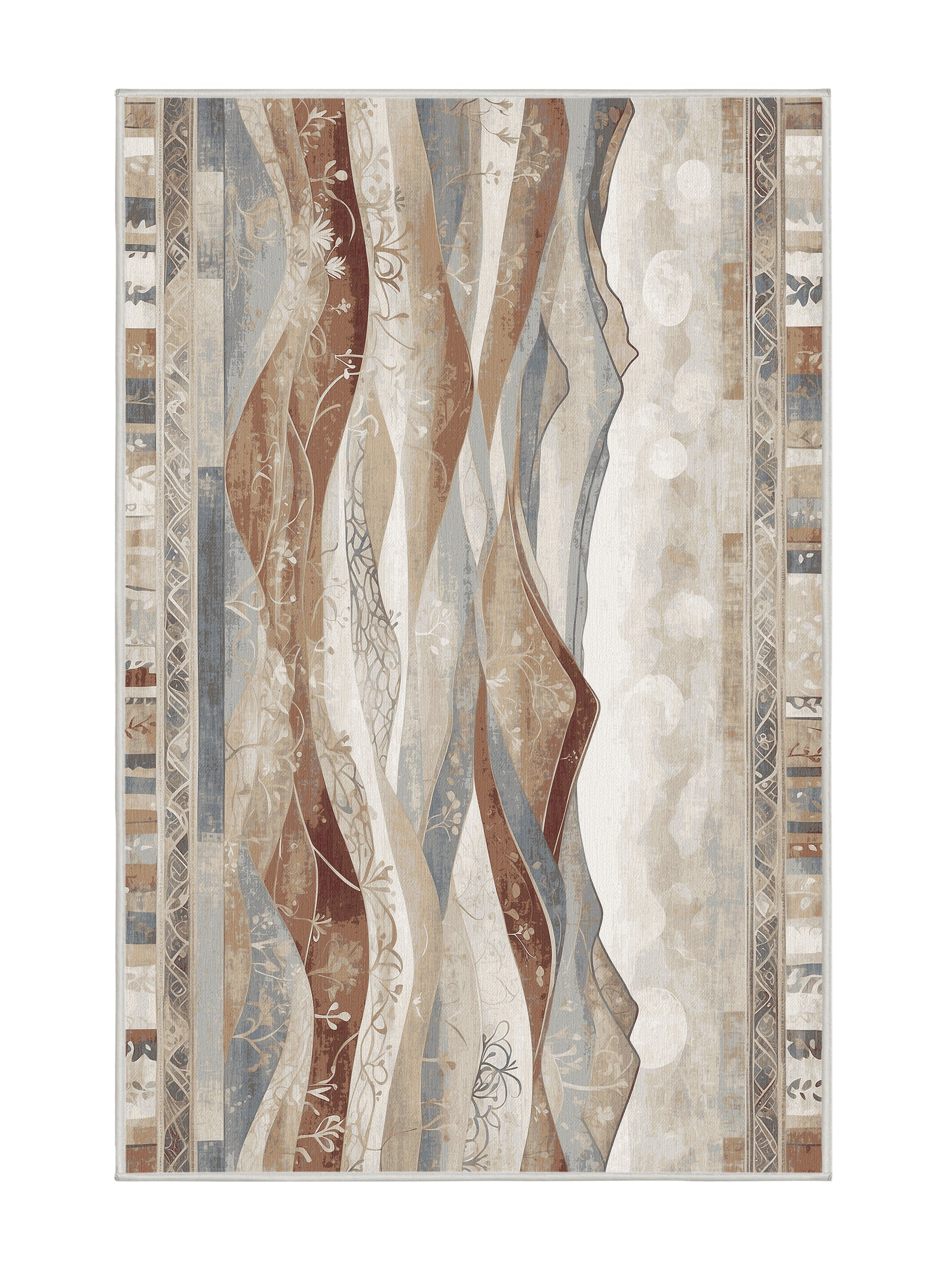 Wrought Studio™ Serene Pathway Rug | Wayfair