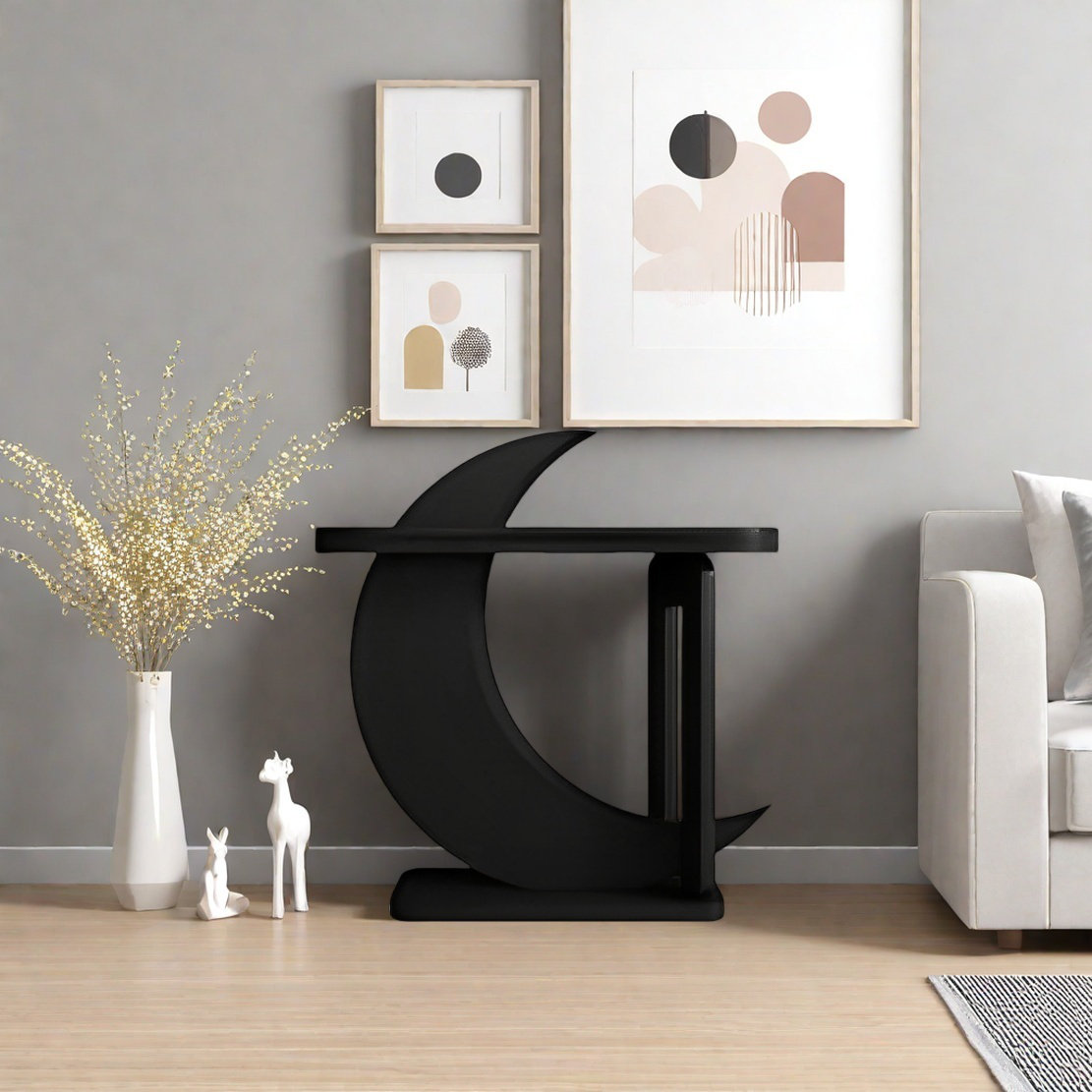 Orren Ellis Modern Geometry Art Console Table | Wayfair