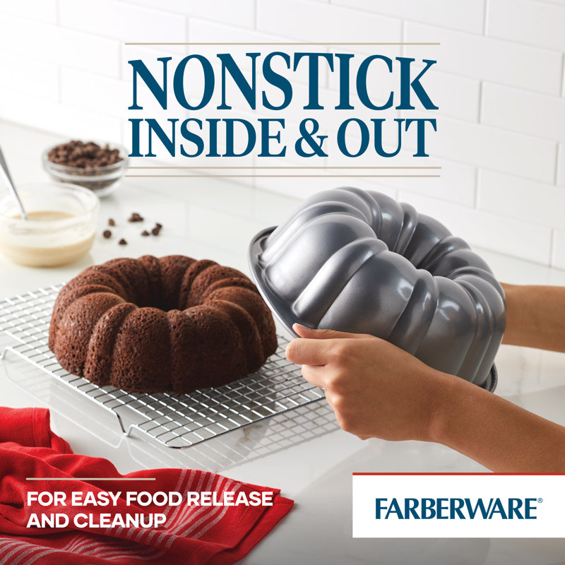 Farberware Nonstick Bakeware Fluted Mold, 10 Inch & Reviews | Wayfair