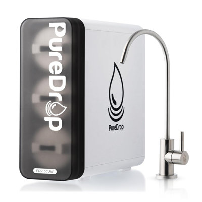 PureDrop PDR-3CUW 0.01μm Tankless Compact Ultra-Filtration Under Sink ...