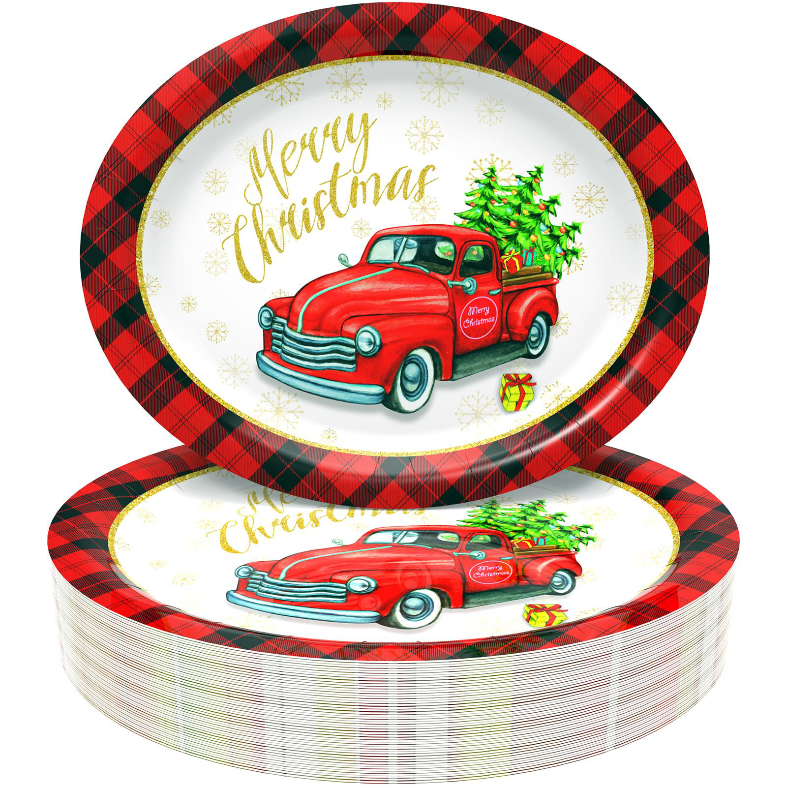 Ophelia & Co. 50 PCS 10.2x12.6 inch Christmas Car oval heavy duty ...