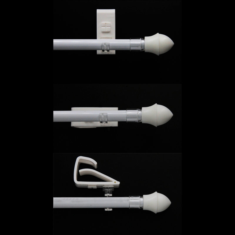 Evideco Café Rod Self Adhesive Hooks Sash Curtain Hardware Accessory ...