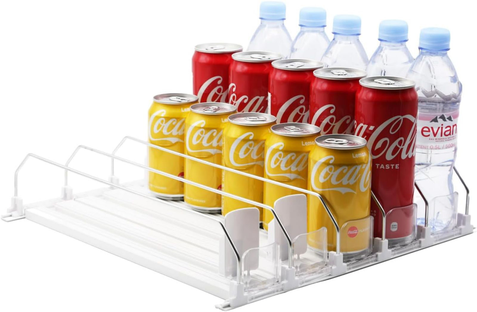 Latitude Run® Drink Dispenser for Fridge,Automatic Pusher Glide Soda ...