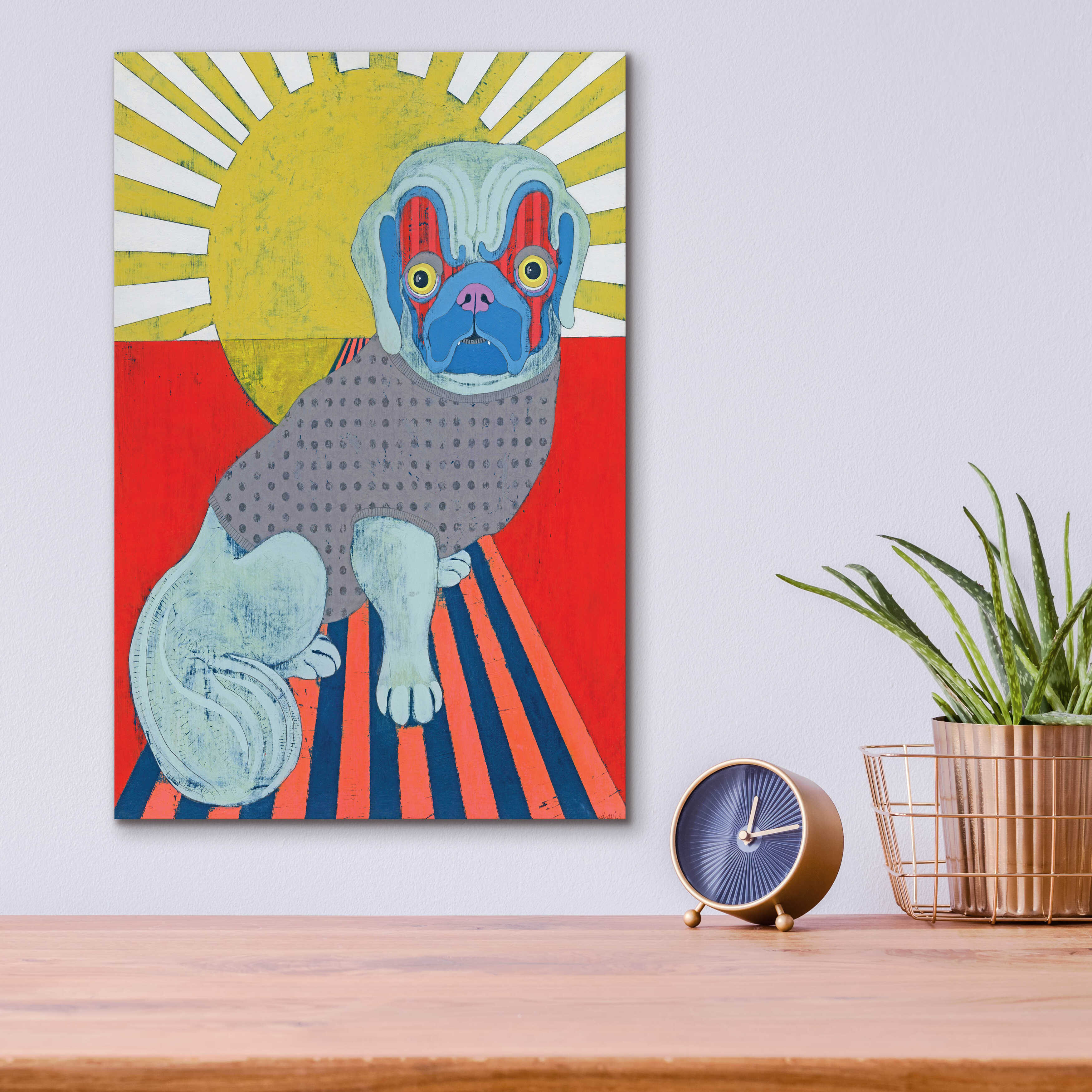 Trinx® 'Pekingese' By Lizzy Davis, Acrylic Glass Wall Art - Wayfair Canada