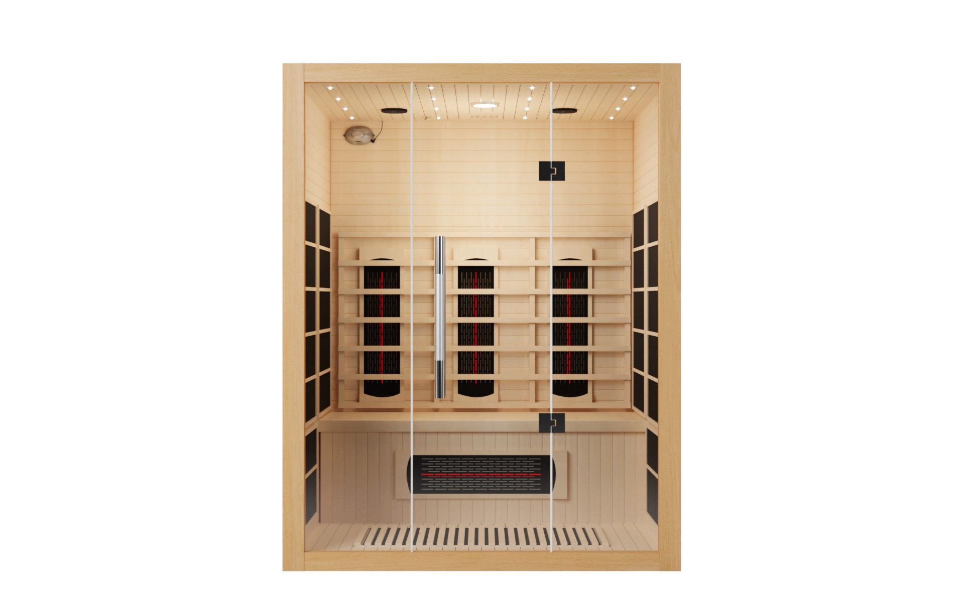 Hylivesaunas 3-Person Infrared Sauna Room for Indoor Use, Full Spectrum ...