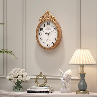 rustic gold wall clocks
