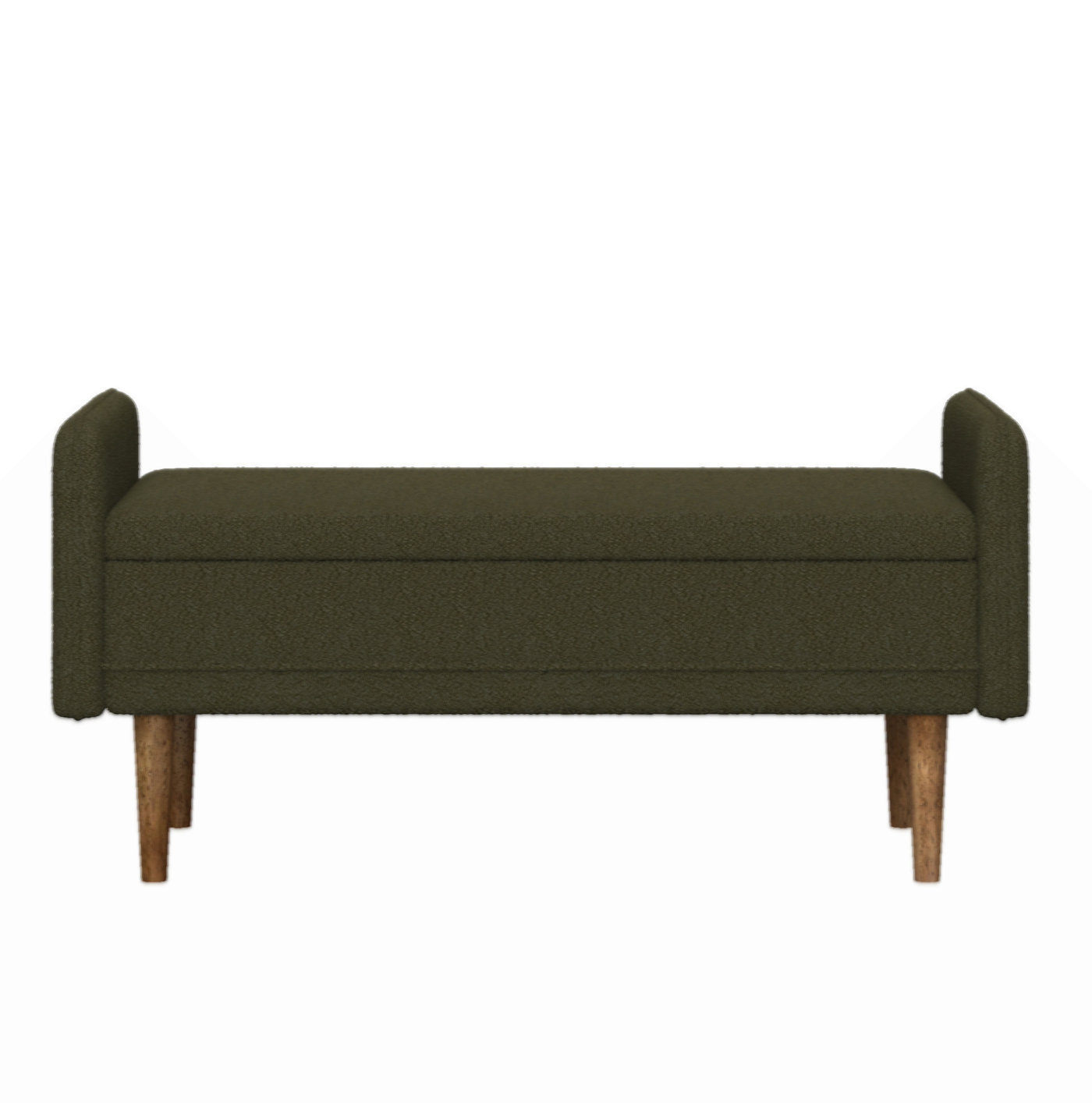 Latitude Run® Linen Fabric Storage Stool, ,With Storage Space- | Wayfair