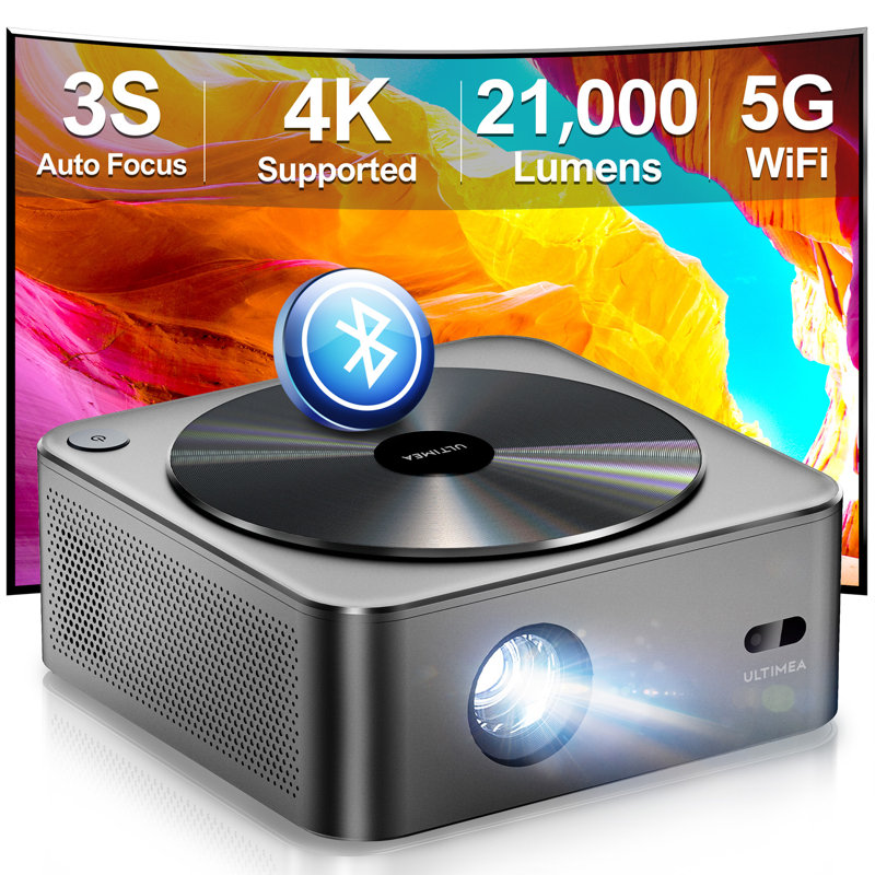 Ultimea Home Theater 21000 Lumens Portable Projector with Remote ...